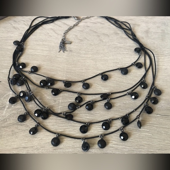 Vintage | Jewelry | Layered Gem Necklace | Poshmark